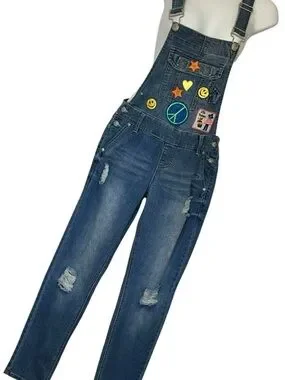 Blue Spice | Pants & Jumpsuits | Y2k Blue Spice Overalls Jr 3 Reworked ...